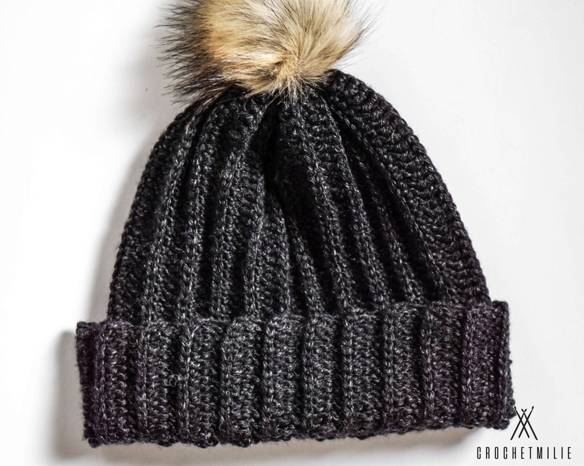 Patron au crochet - La tuque non-tricotée - Crochetmilie